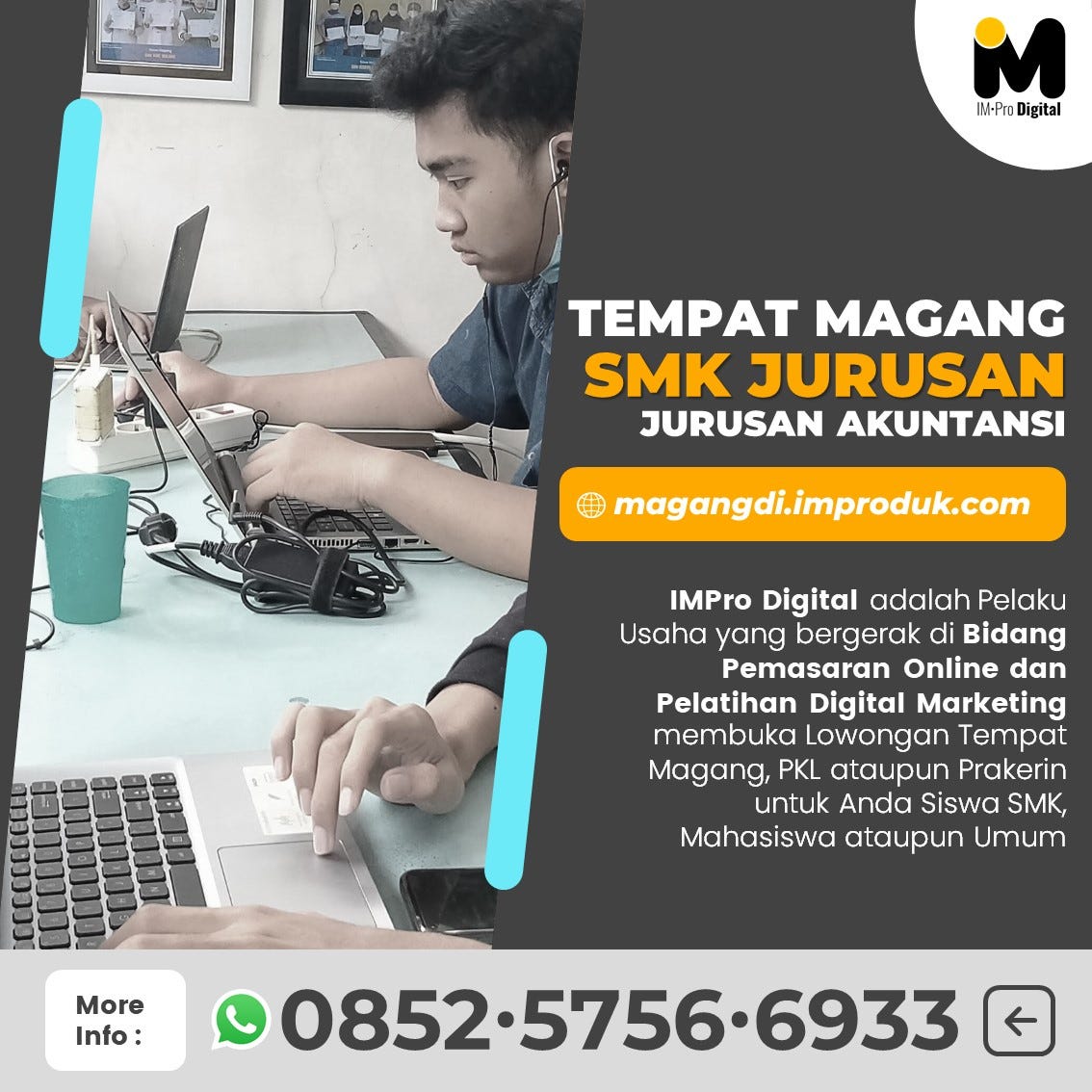 0852–5756–6933, Pusat Magang SMK di Sukun - Pusat Magang SMK - Medium