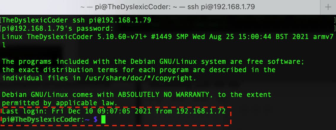 How To Remotely Access A Raspberry Pi On A Mac Via Ssh By The Dyslexic Coder Medium 6256