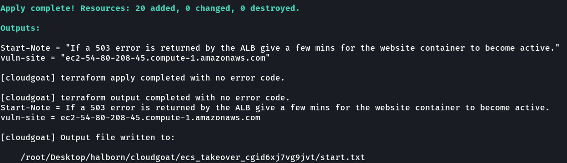 Cloudgoat AWS CTF solution- Scenerio 7 (ecs_takeover) | by n00🔑 | Medium