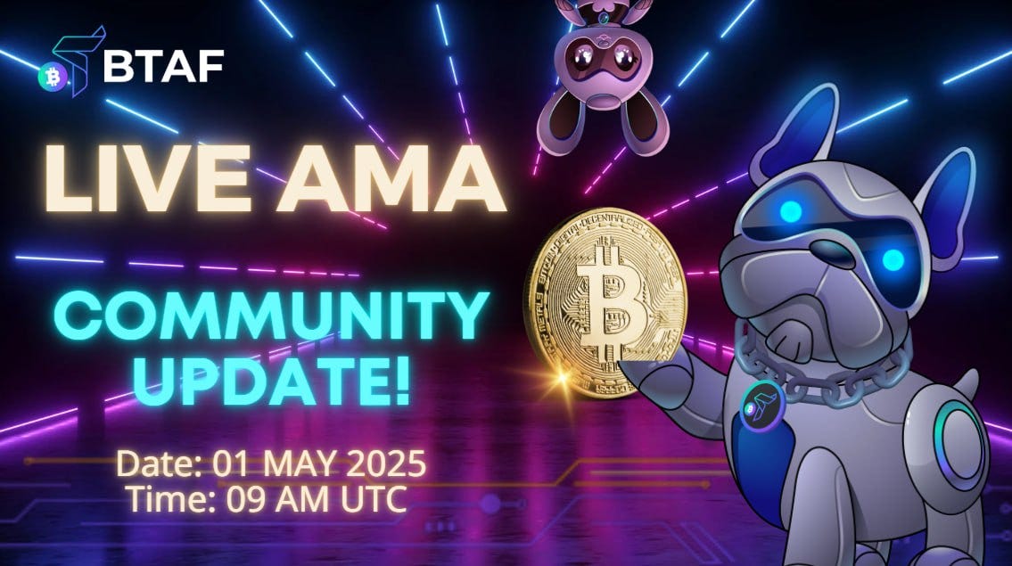 📣 Our monthly BTAF token AMA is this week! 🥳 - BTAF token - Medium