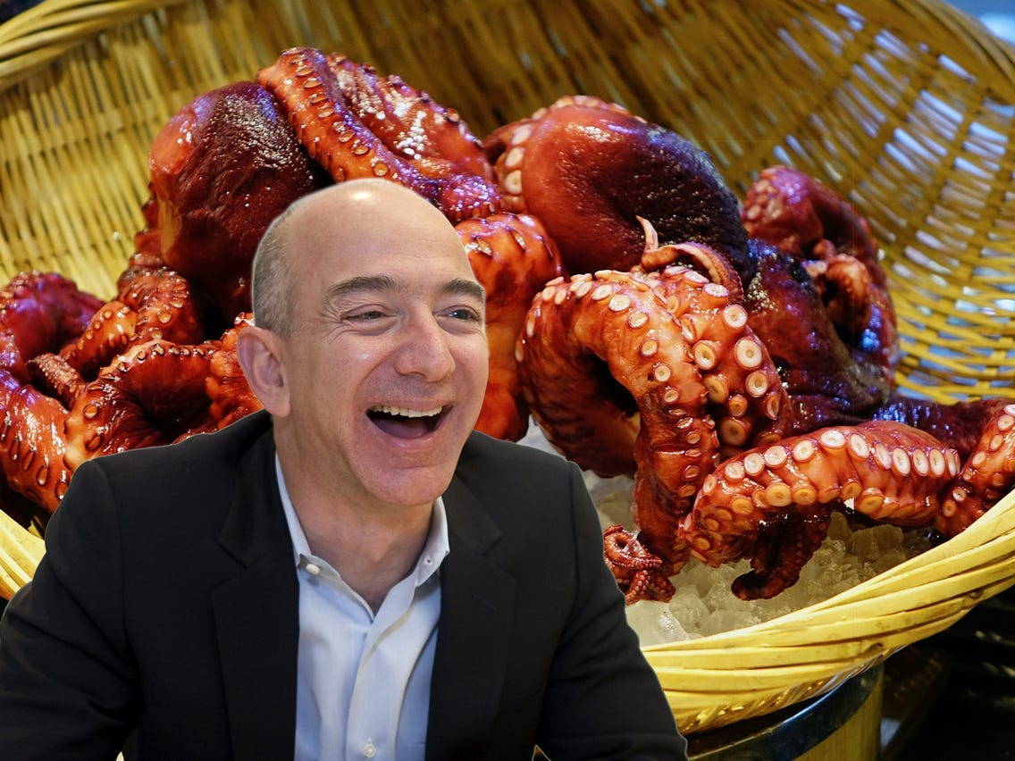 One of the most fascinating stories ever is Jeff Bezos having breakfast ...
