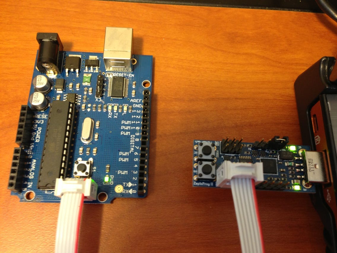 Programming Arduino Bootloader On Atmega328p With Zeptoprog Ii By Dillon Nichols My Life As