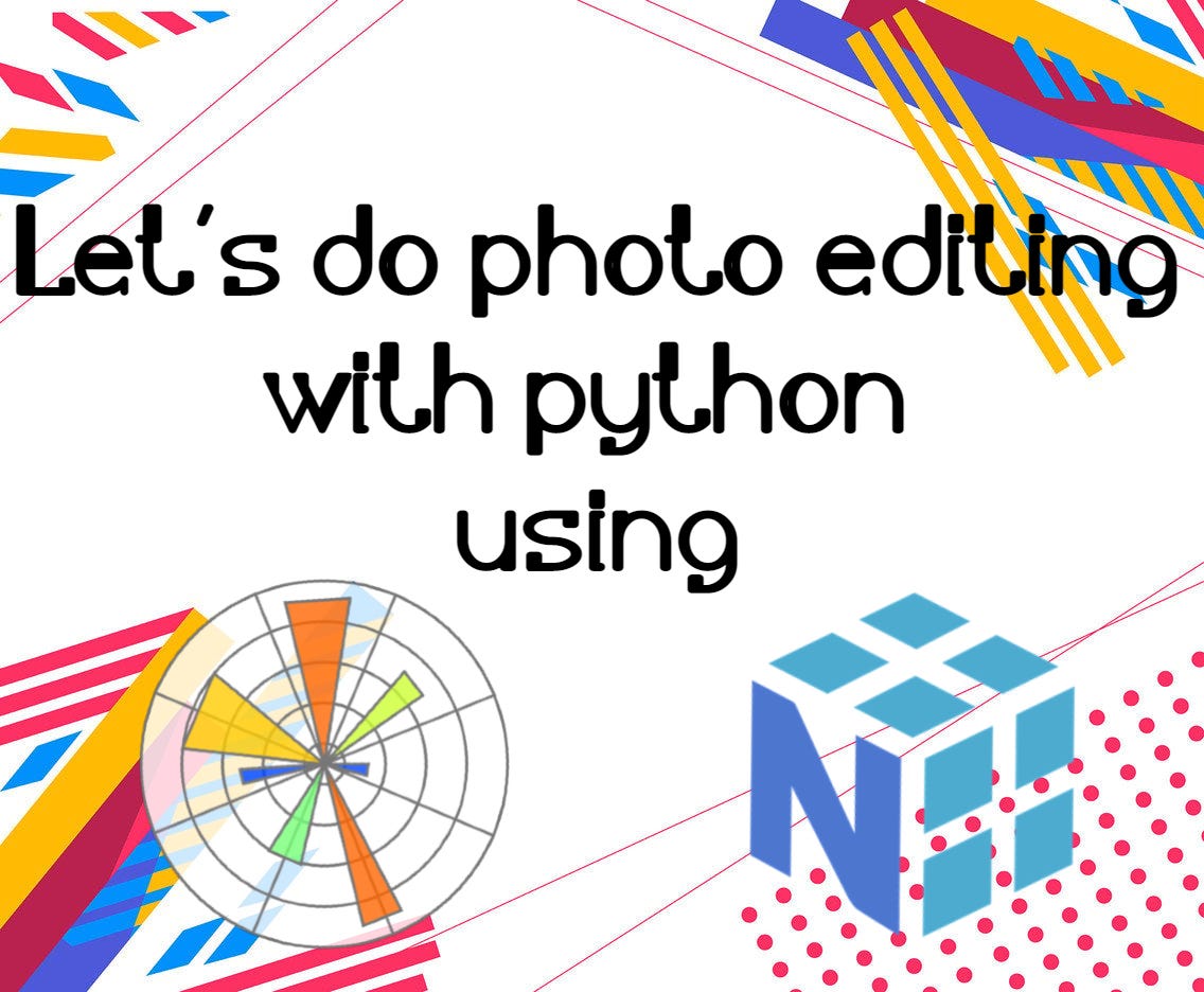 Let’s do photo editing with python using NumPy and MatPlotLib | by Abdella Solomon | Medium