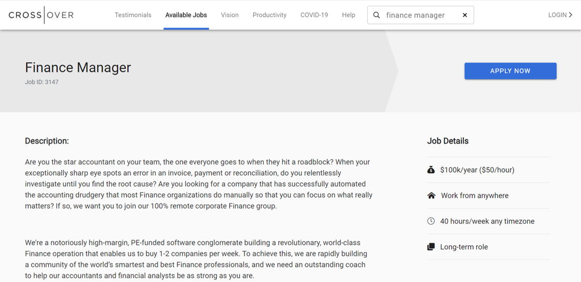 Application Process Revealed: Finance Manager | by John Metz | Medium