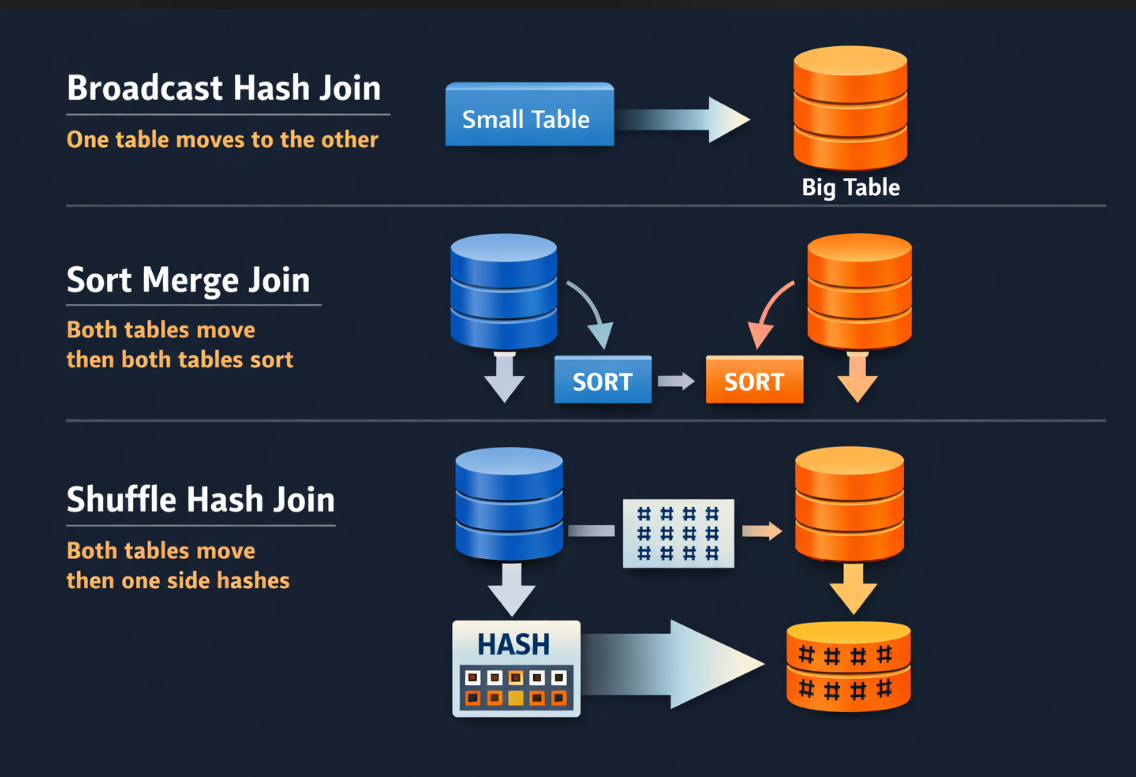 Spark Join Types Explained. Learn Broadcast Hash Join, Sort Merge… | by ...