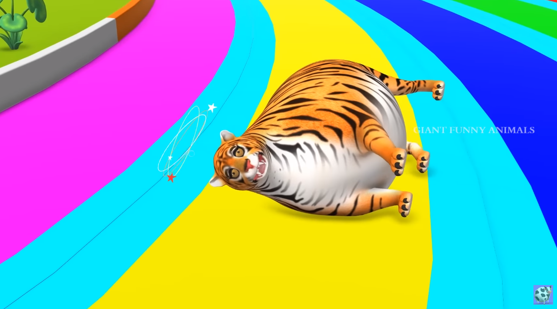 Jungle Parkour Game Race — Giant Funny Animals Parkour Game Race at ...