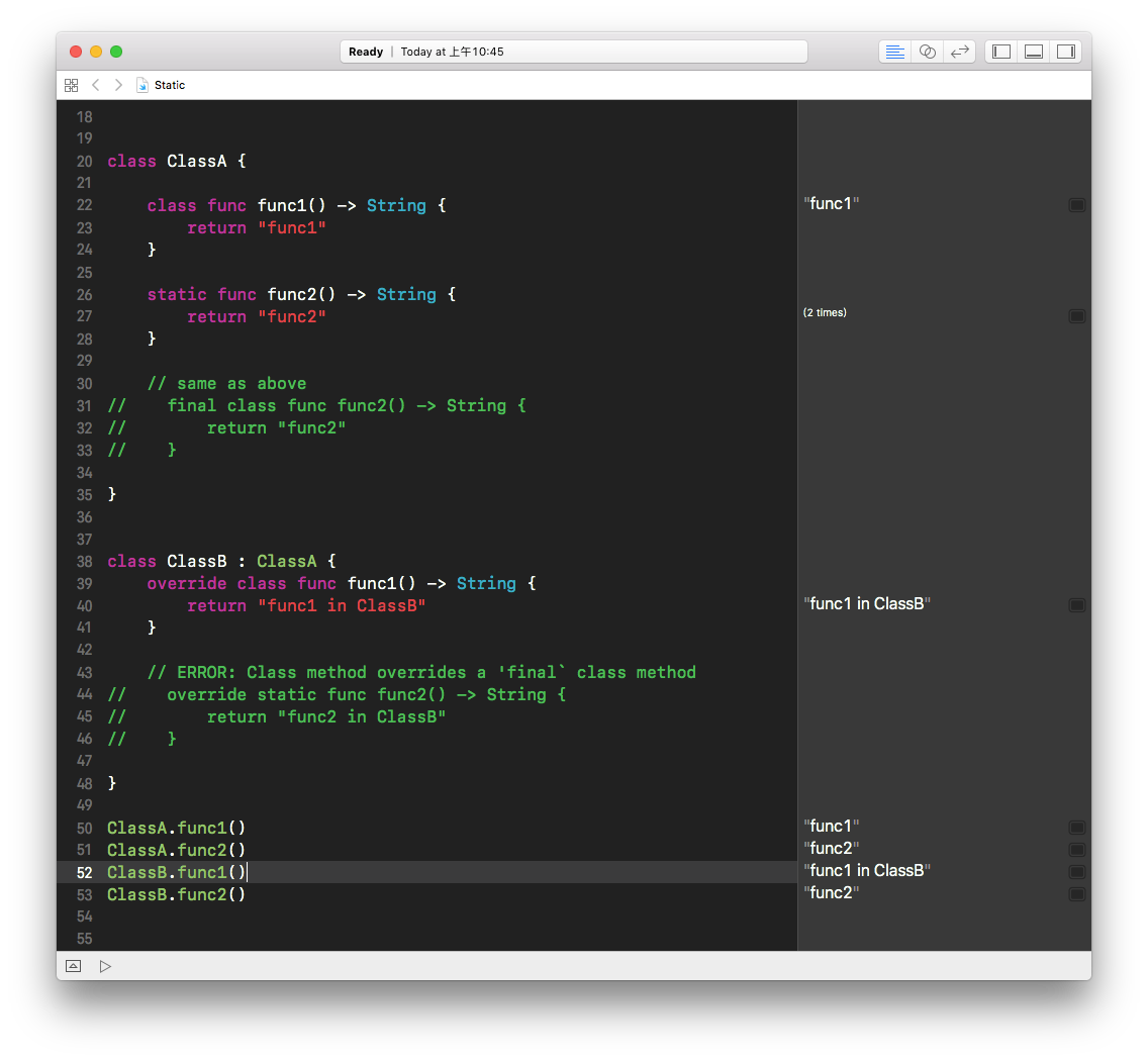 ‘class func’ 和 ‘static func’ 有什麼不同？ | by Bob Chang | Medium