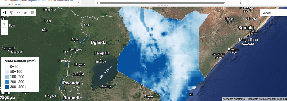 Mapping Kenya’s Long-Term MAM Rainfall Patterns (1981–2024) Using ...