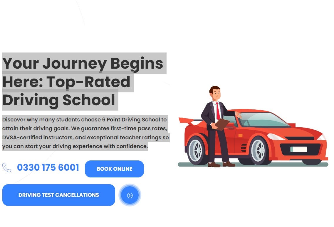 Learn the Rules of the Road: 6 Point Driving School: Mastering Safe ...