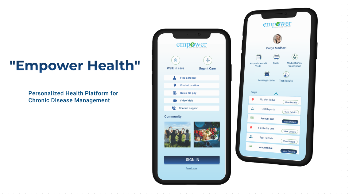 Introducing “Empower Health”: A personalized healthcare app for Chronic ...