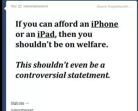 People On Welfare With Iphones