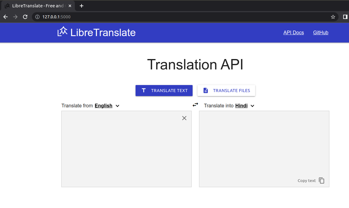 Open Source Language translate by using libretranslate | by Tushar Tiwari | Geek Culture | Medium
