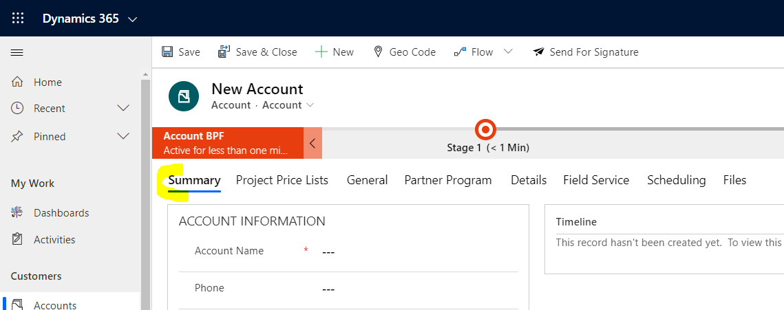 FOCUS ON A TAB USING JAVASCRIPT IN DYNAMICS 365 - The Power Apps Ninja - Medium