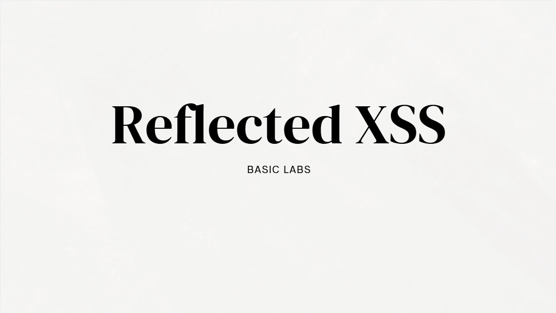 Reflected XSS labs: Basic. Lab: Reflected XSS into HTML context… | by ...