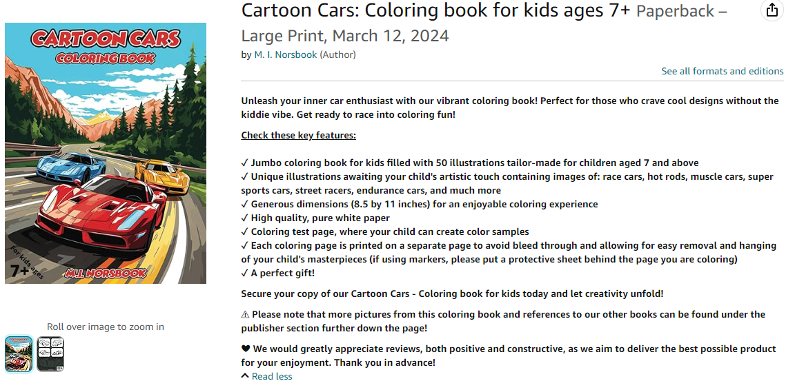 New coloring book in March 2024 - Norsbook’s KDP Journey - Medium