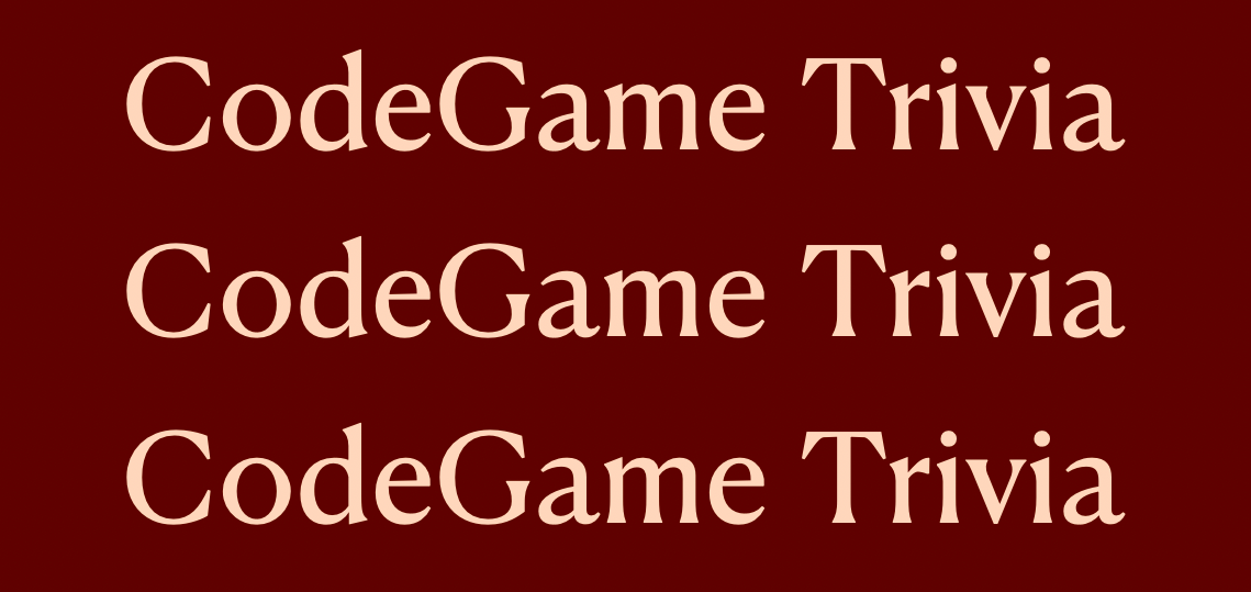 CodeGame Trivia: TUESDAY, MAY 27, 2025 | by CodeGame Trivia | May, 2025 | Medium