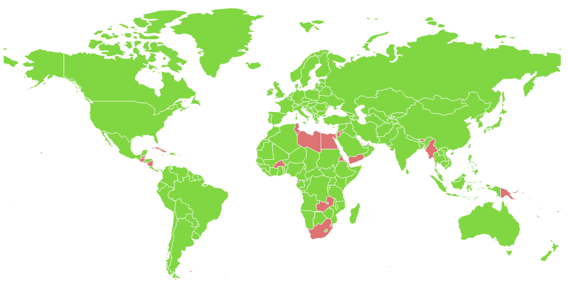 World map of biometric identities - Calctopia - Medium