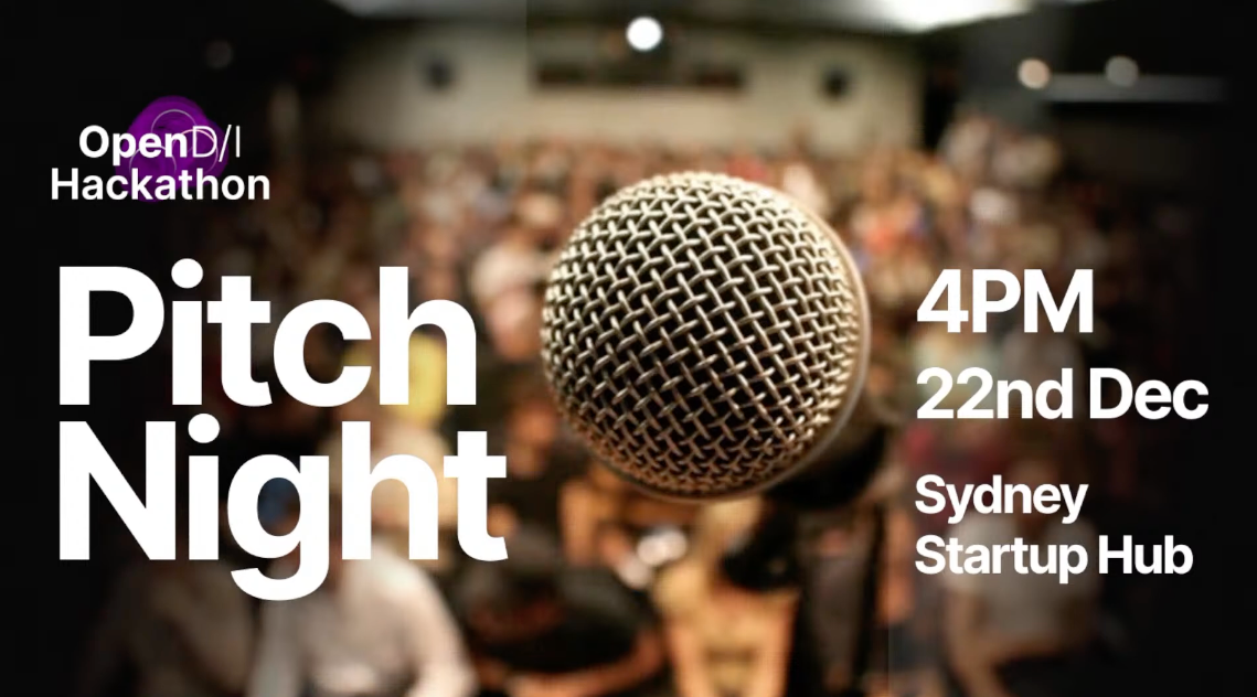 Open D/I Hackathon Pitch Night. The grand finale at Tank Stream Labs in ...