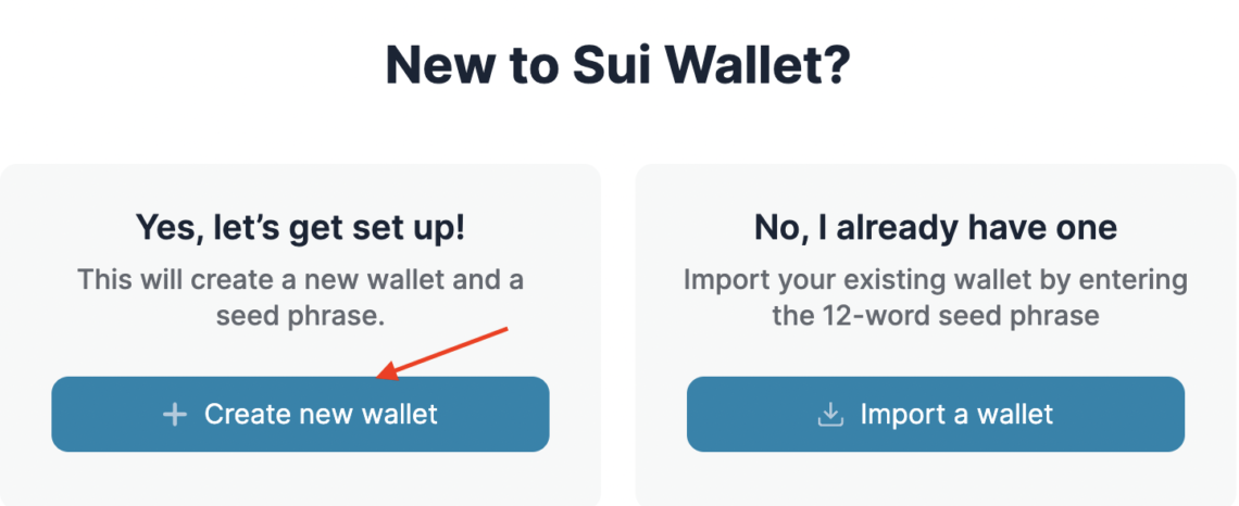 Instructions for creating a SUI wallet - Jodhabai420 - Medium