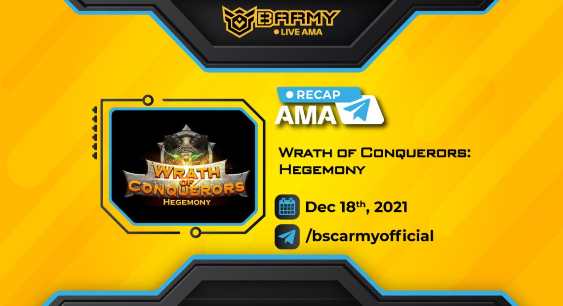 AMA Recap: Warcraft x BSC Army. Basic Information | by Wrath of ...
