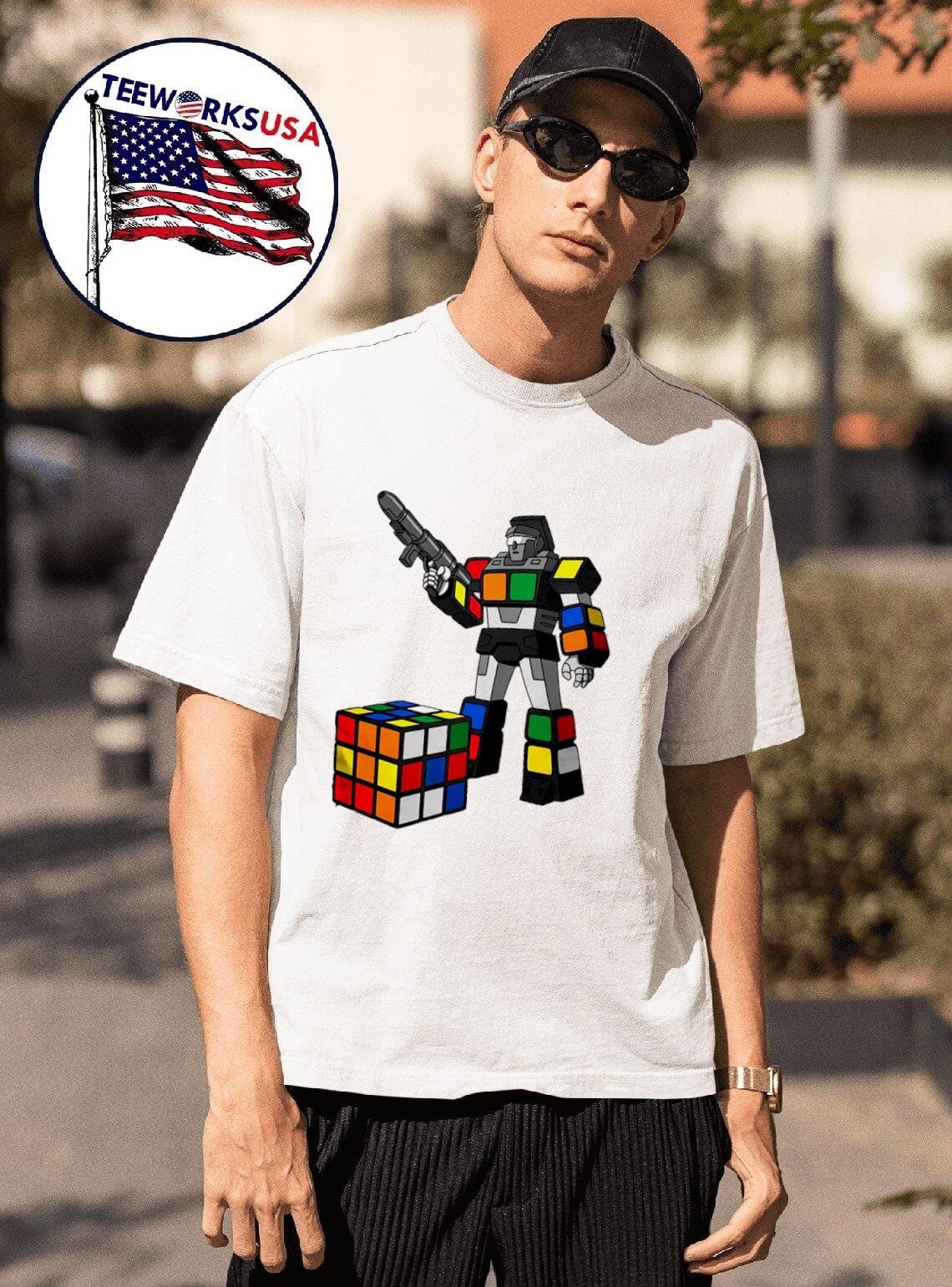 Puzzletron prime Rubik’s cube was a Transformer shirt | by Teeworksusa ...