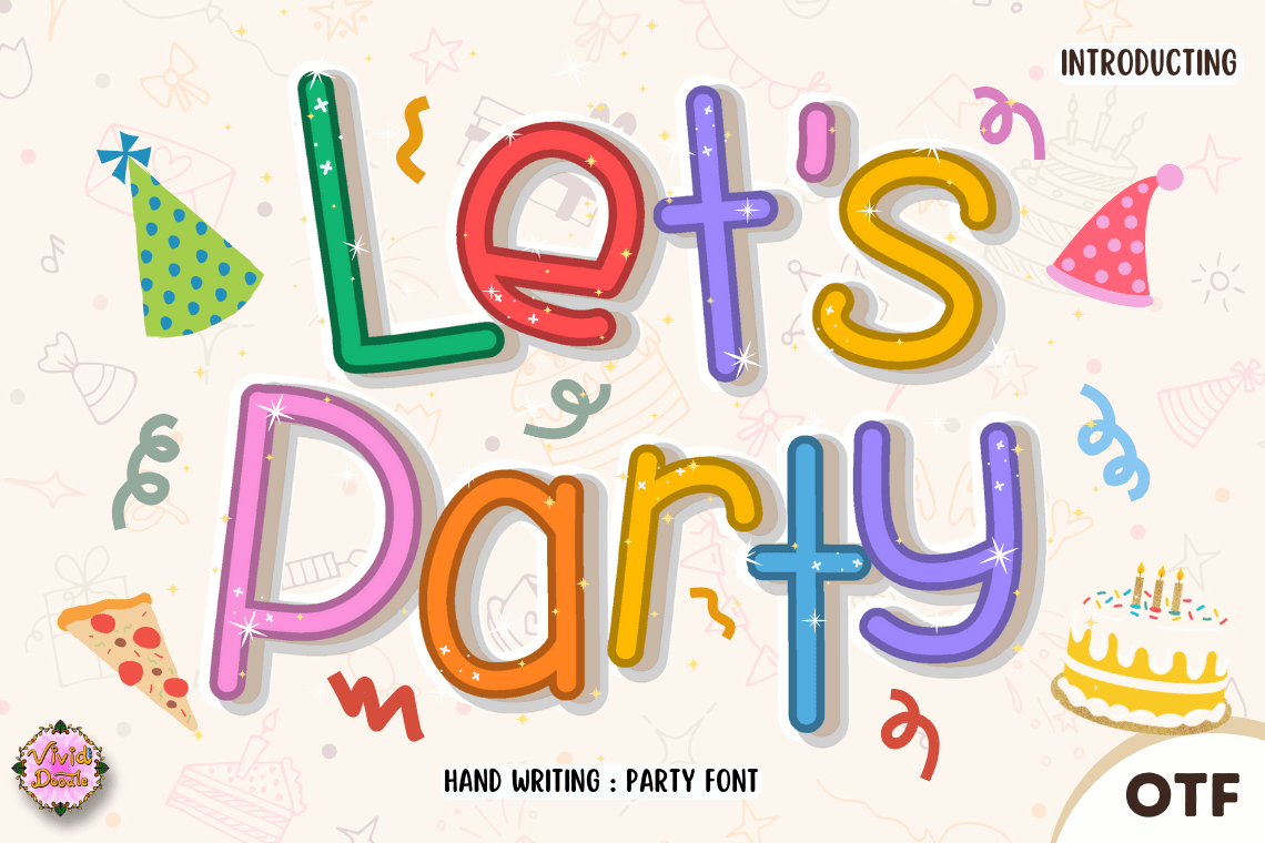 Party Font - Lilyluminary - Medium