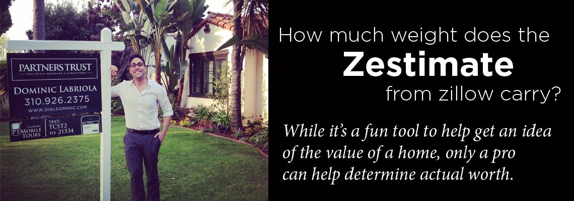 How much weight does the Zillow “Zestimate” of my home carry? | by ...