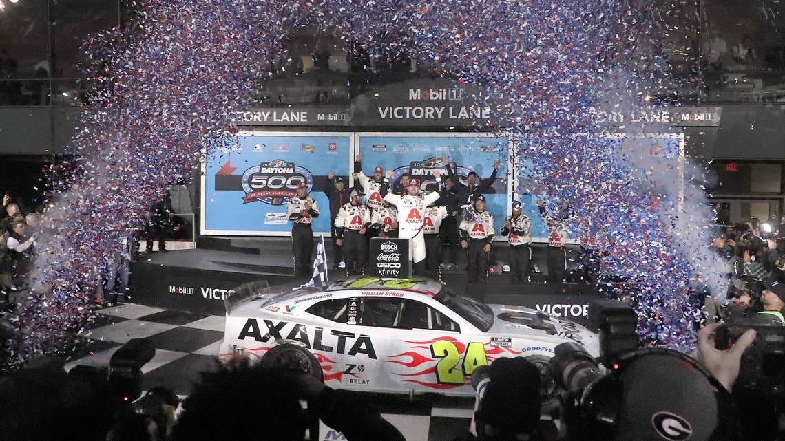 William Byron Wins the Daytona 500; Hendrick Motorsports Wins on 40th ...