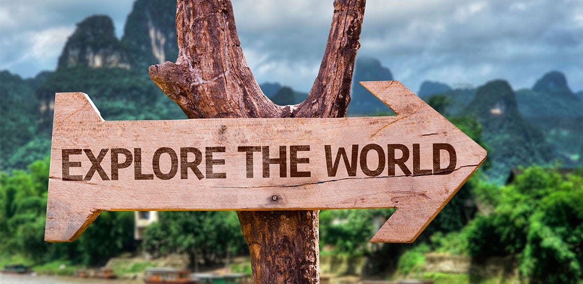 Round the World in four months. People usually like to stay where they ...
