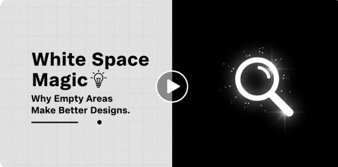White Space Magic: Why Empty Areas Make Better Designs | by Madhesh P ...