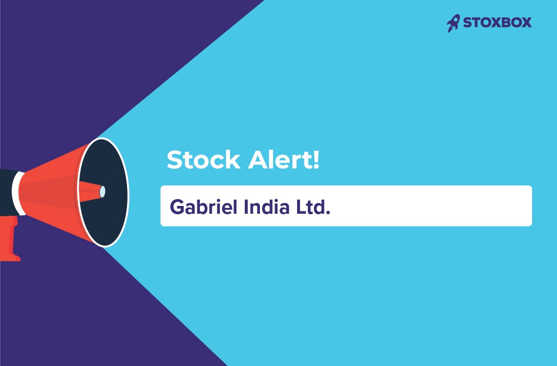 Gabriel India Stock Alert Financial Management - StoxBox - Medium