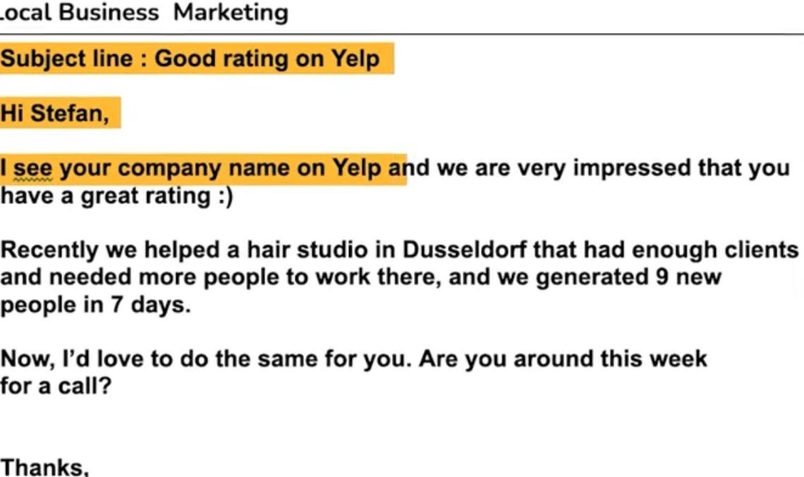 A Case Study on how I Used Cold Email Software to Generate Leads for a Local Business Marketing ...