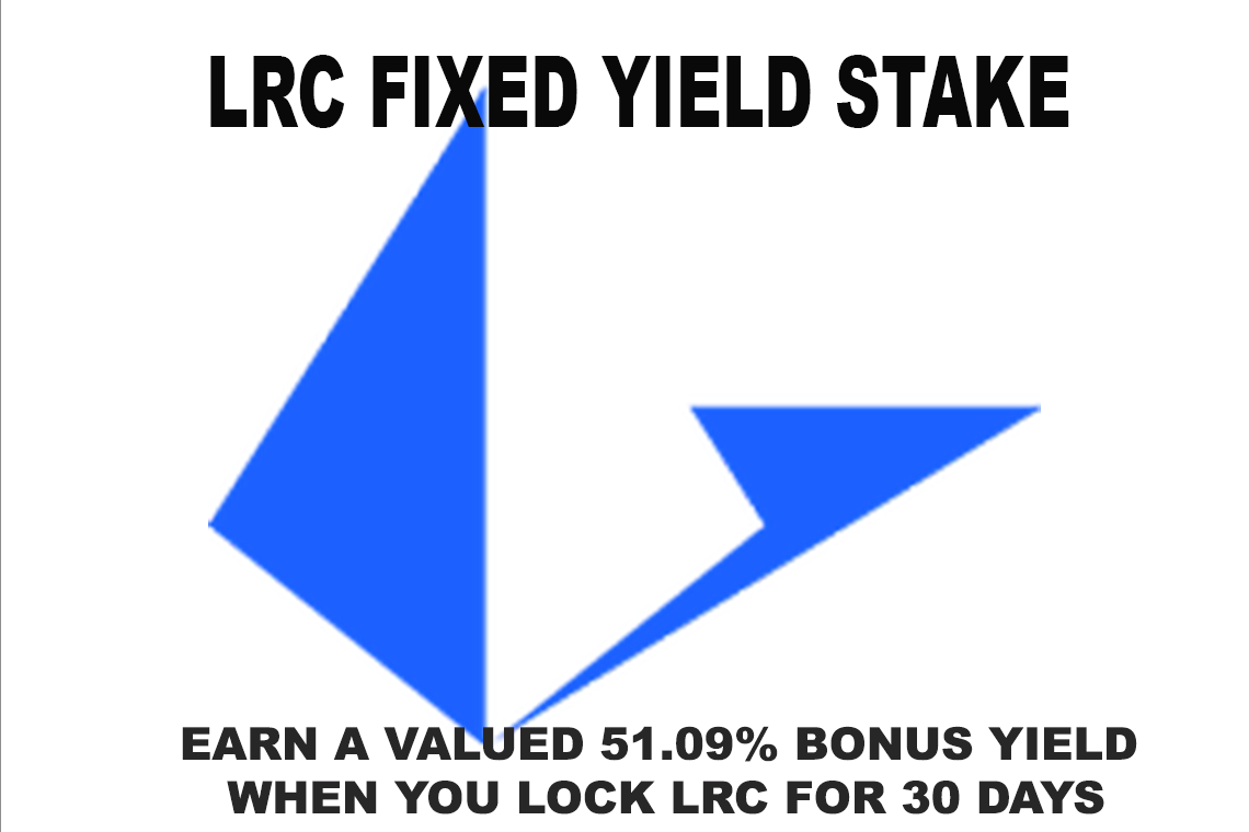 LRC FIXED YIELD STAKE - LOOPRING LRC - Medium