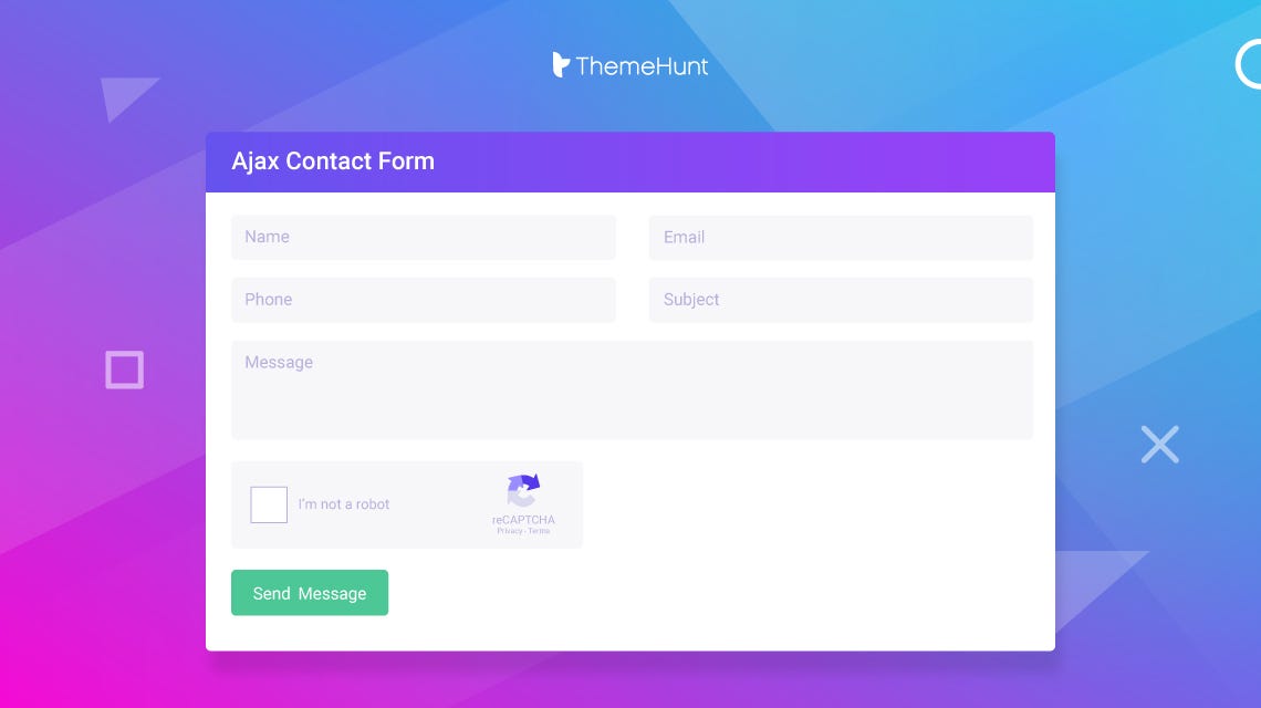 How To Add Recaptcha To Bootstrap Contact Form By Themehunt Medium