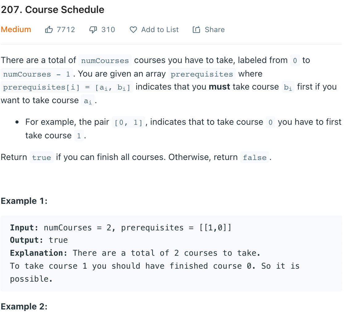 Leetcode 207 Course Schedule We Are Using Dfs For This One By Smddddddddddd Medium 3796