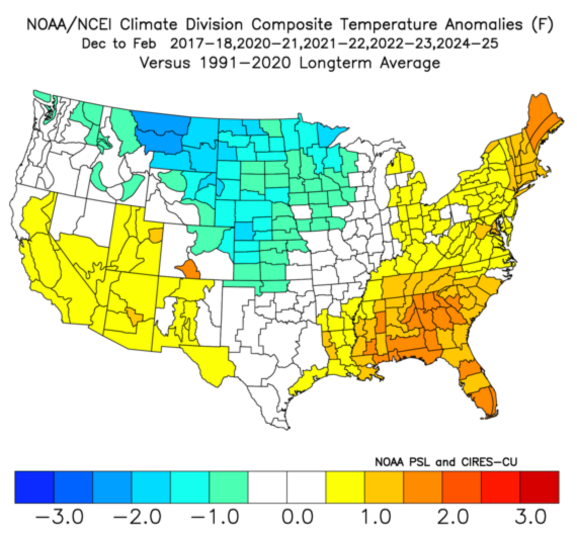 My WINTER OUTLOOK 2025–26. HERE IS THE AVERAGE TEMPERATURE AND… | by ...