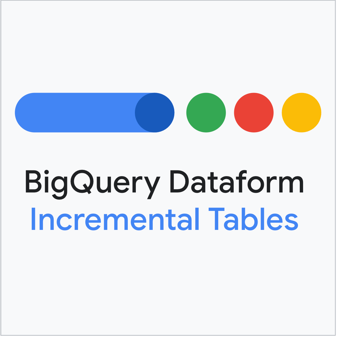 Part 2: Modern data pipeline building with BigQuery Dataform — Incremental Tables | by Peter ...