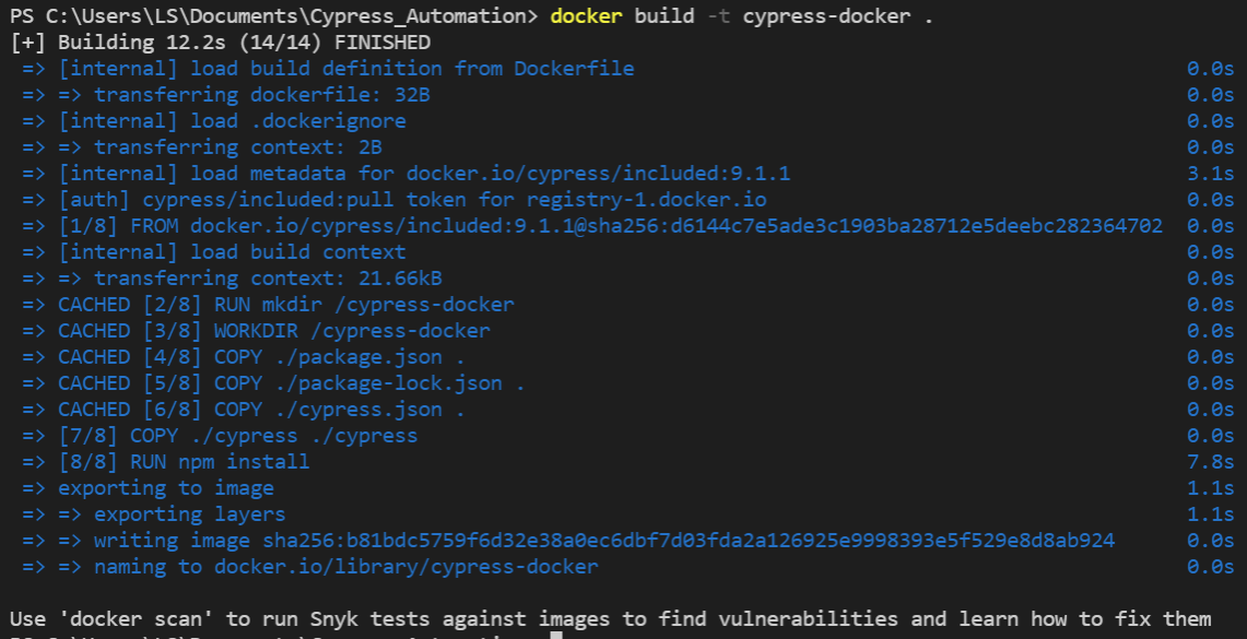 Implement Cypress Docker Approach | by Lavanya S | Medium