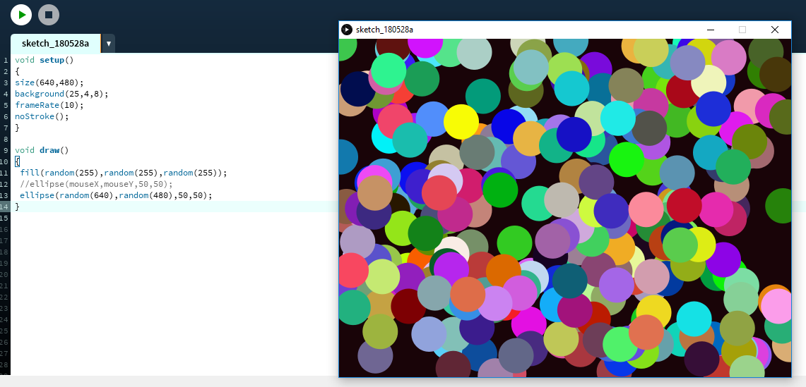 CODEANDO EN PROCESSING I. Realicé un código que nos permitia… | by ...