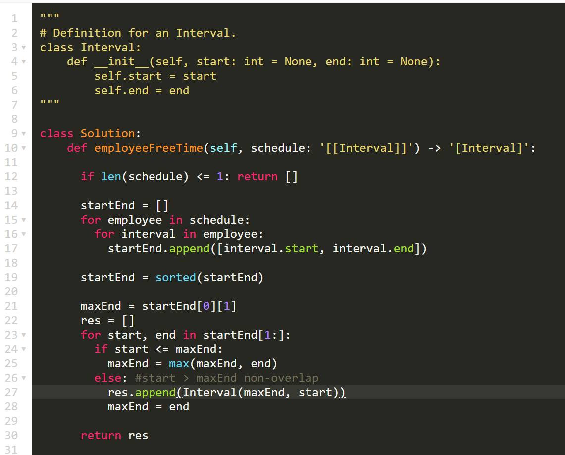 Employee Free Time. We are given a list schedule of… | by Yaokun Lin ...