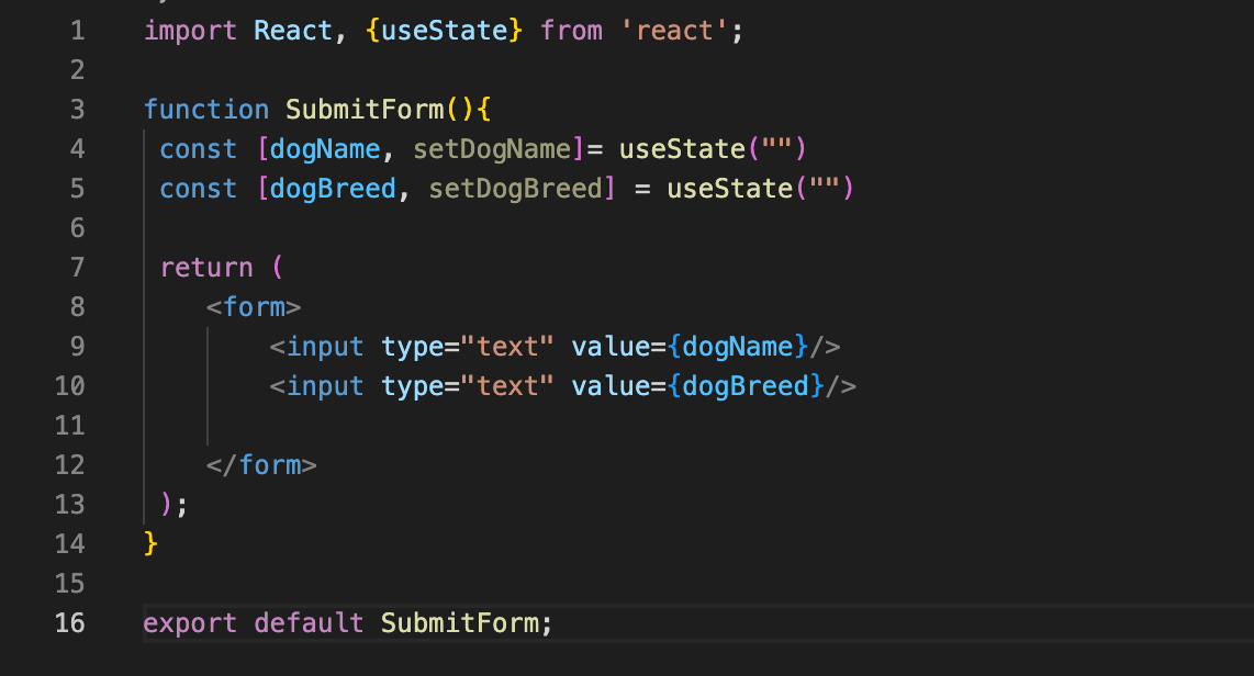 Controlled Forms… are fun!. In order to change a regular HTML form ...