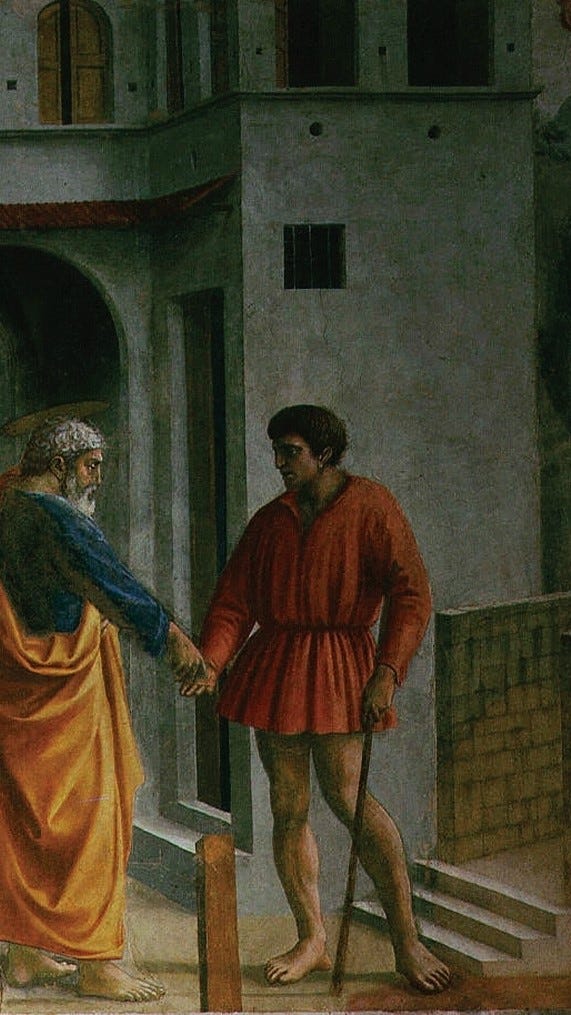 The Tribute Money Masaccio Painting