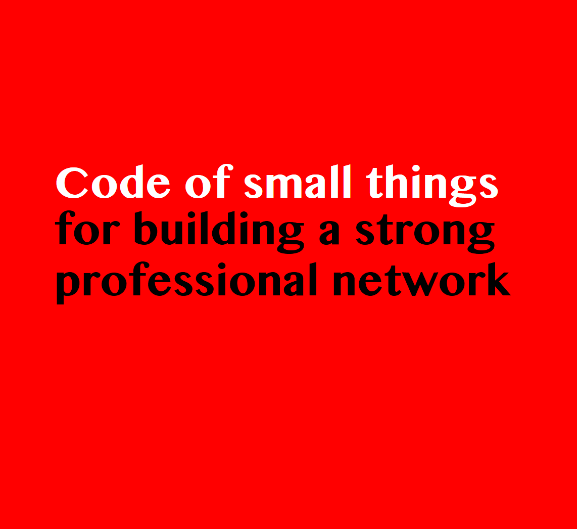 HOW TO BUILD STRONG PROFESIONAL NETWORK? - brand swamy - Medium
