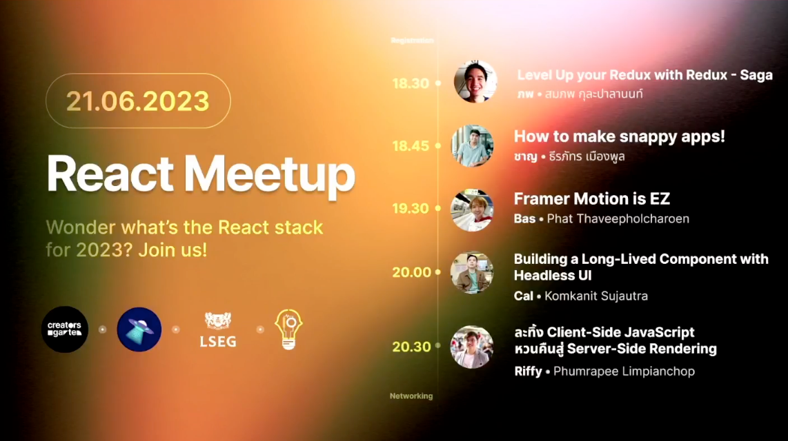 Overall of React Meetup 21 06 2023 | by napatchol thaipanich | Medium