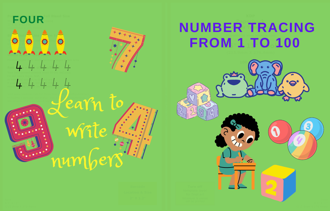 Number Ninjas : Kids Mastering Math through Trace and Write | by Rita ...