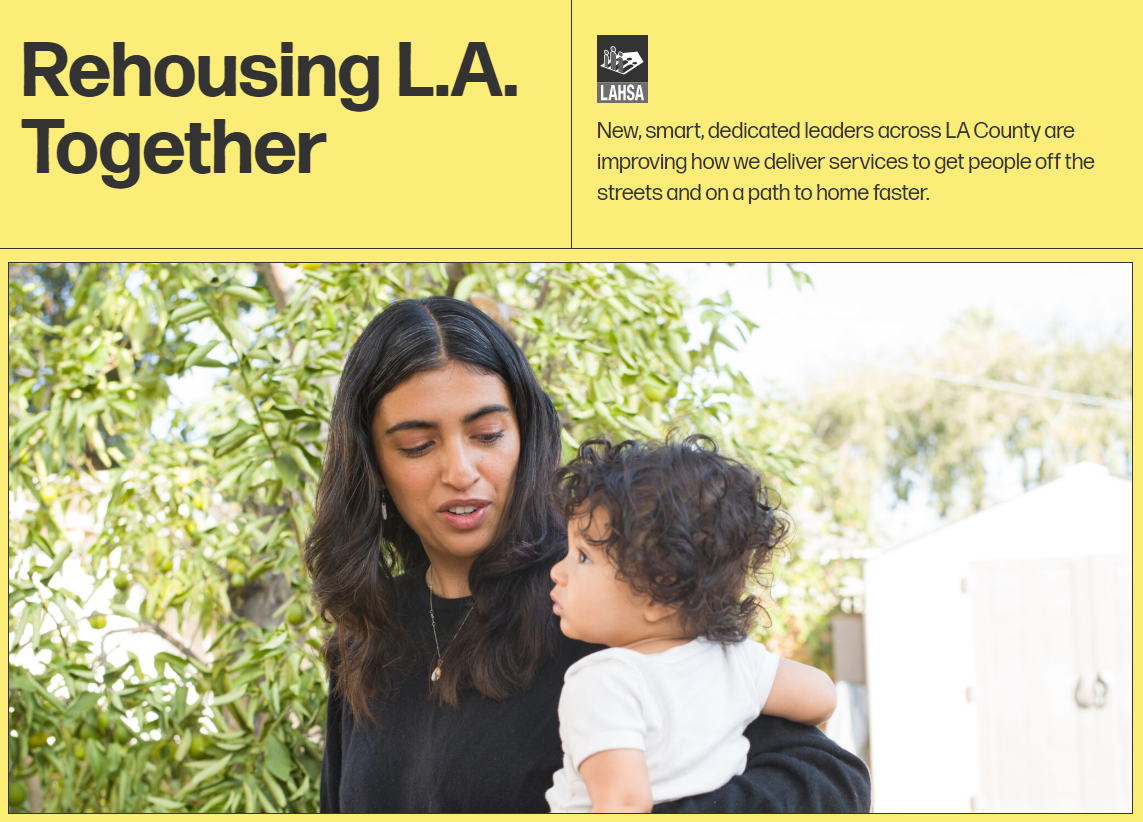 Rehousing LA Website Updated to Dive Deep Into How LAHSA Addresses ...