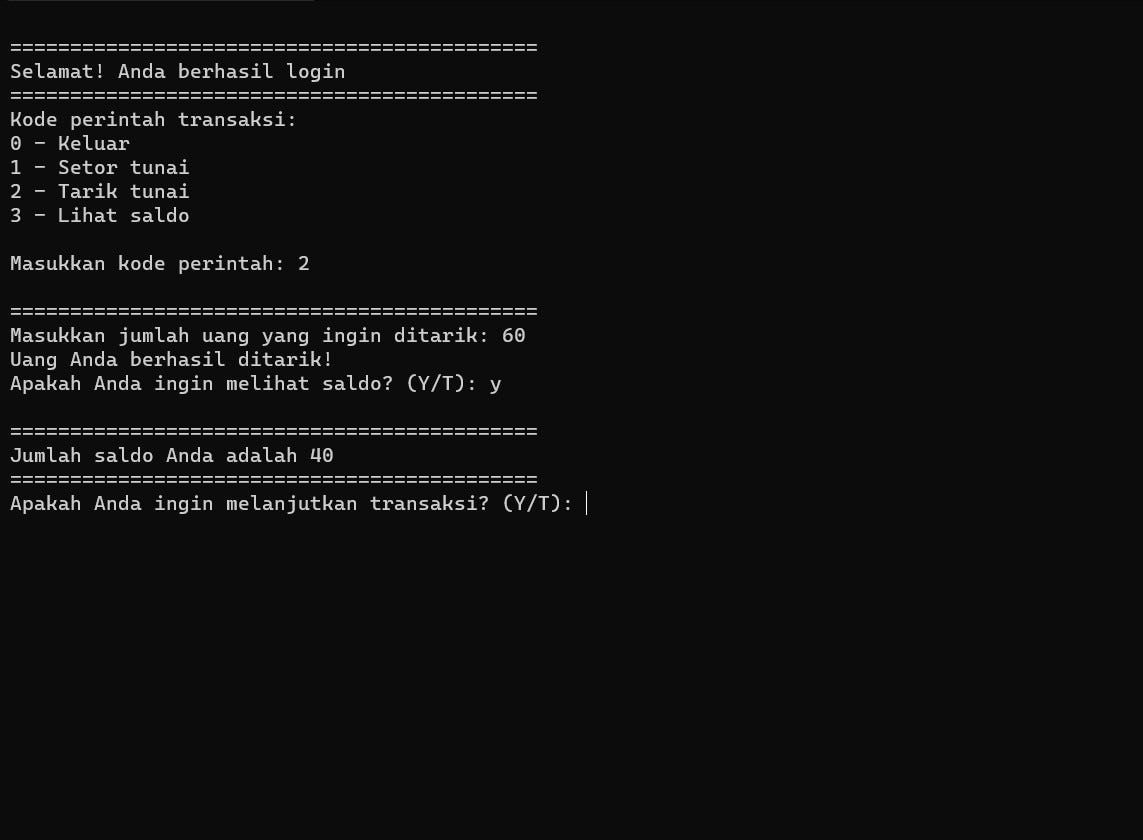 Pengimplementasian Sistem ATM Pada C++ | by Alhan Husein | Medium