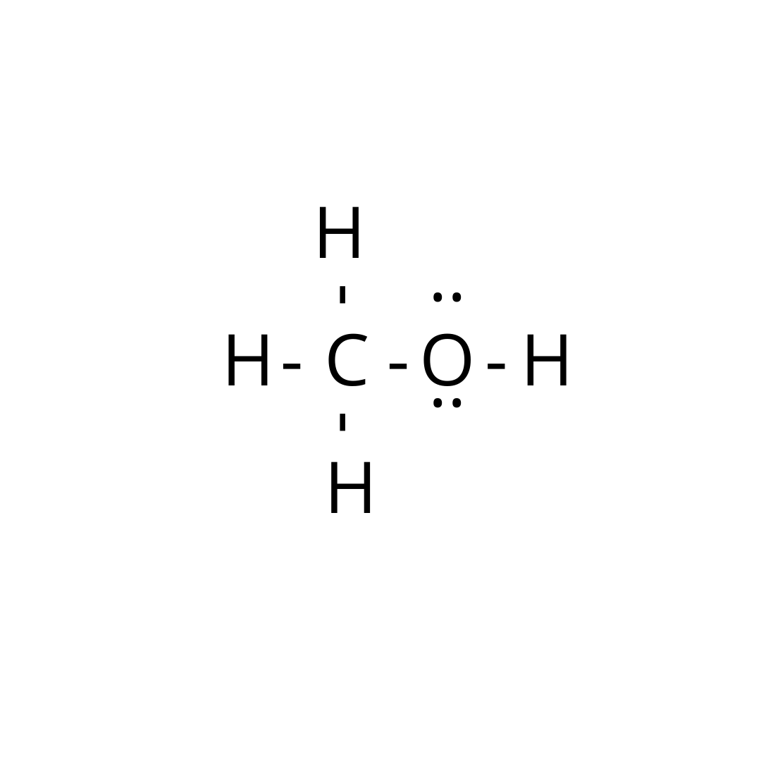 Methanol Molecule Lewis Structure