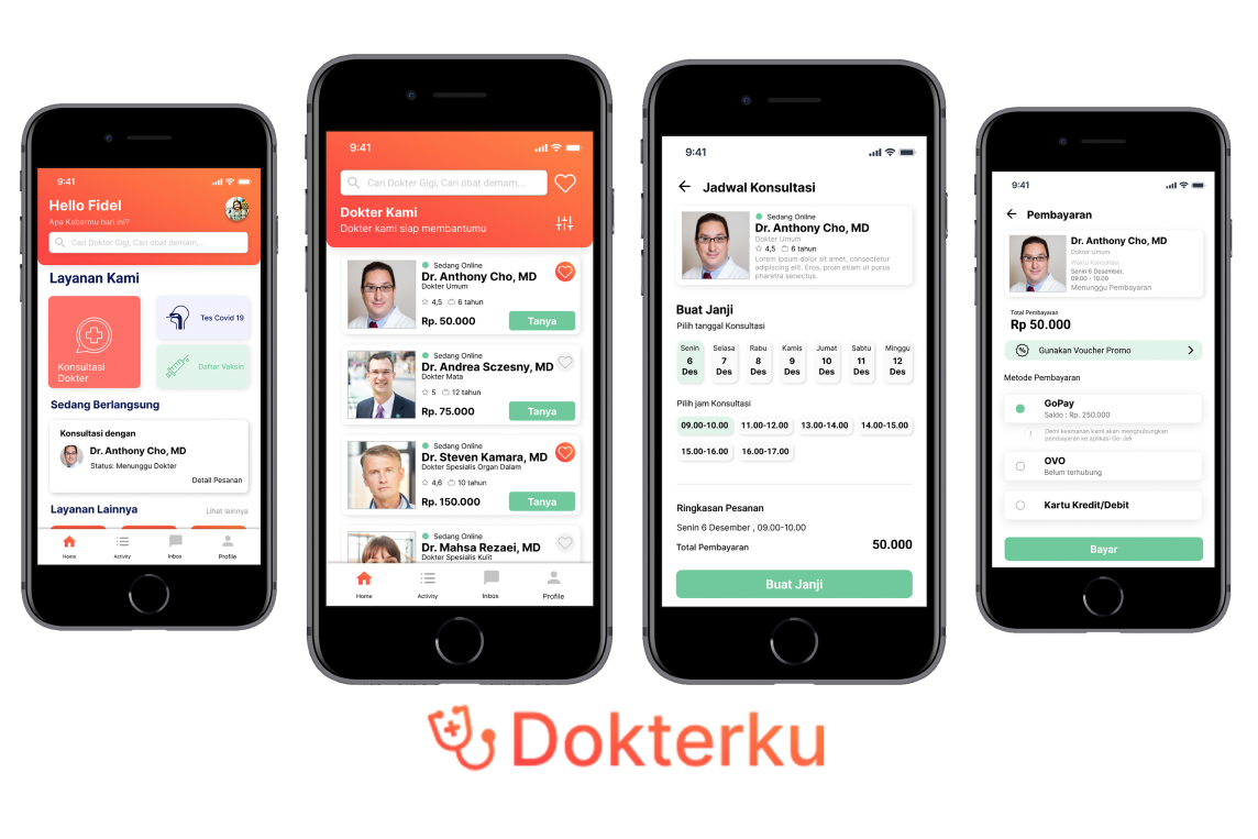 Dokterku Health App — UI/UX Case Study | by Fidelsastro | Medium