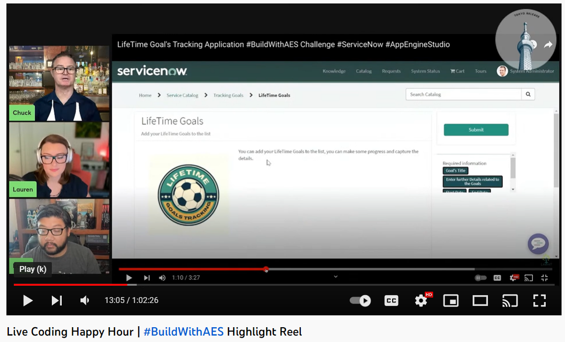 ServiceNow Guru’s Talking about my Application: LifeTime Goals Tracking Application - Prashant ...